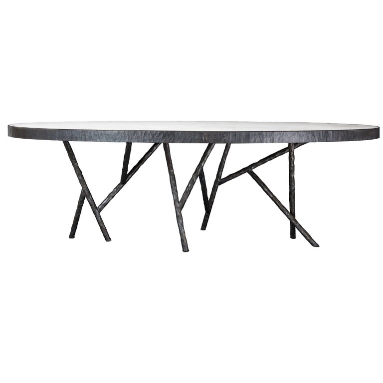 Alabaster Backlit Dining Table by Rinck Creation For Sale at 1stDibs ...
