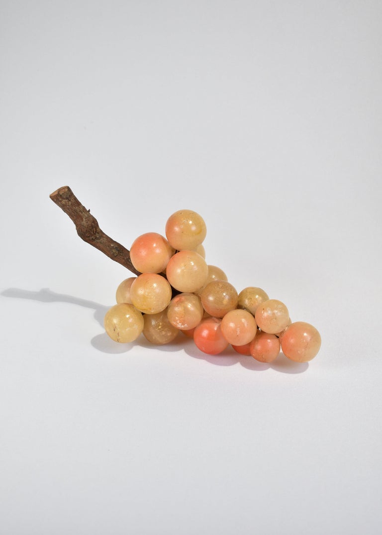 Alabaster Grape Sculpture at 1stDibs | grape statue