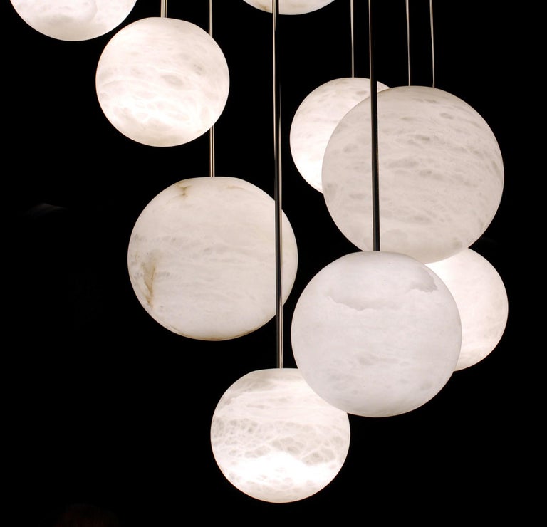 Alabaster Harmony Chandelier by Atelier Alain Ellouz For Sale at ...