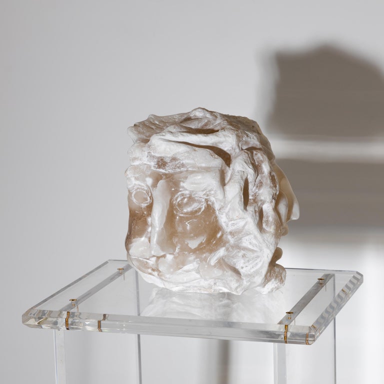 Alabaster Head, 20th Century For Sale at 1stDibs