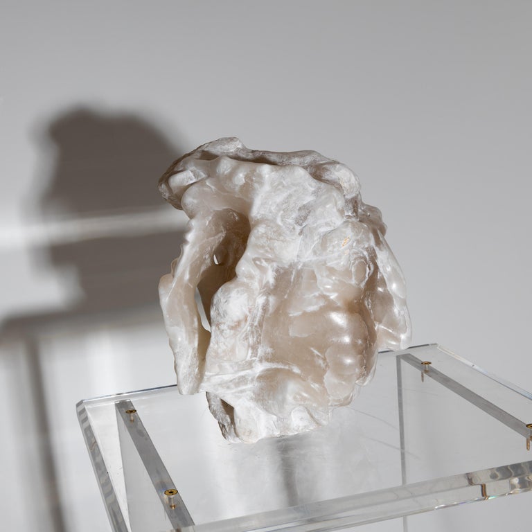 Alabaster Head, 20th Century For Sale at 1stDibs
