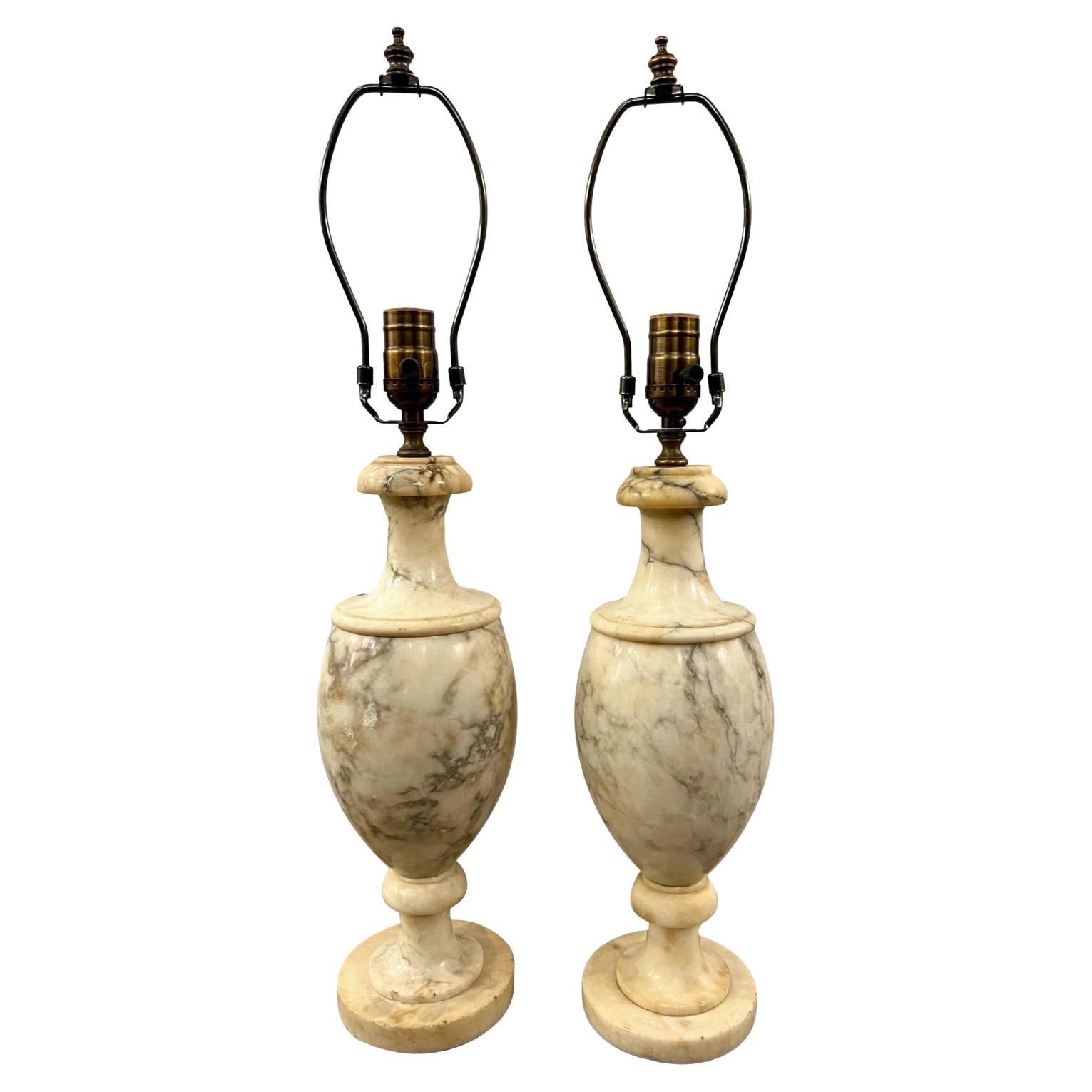 Moderne Alabaster Lamps at 1stDibs