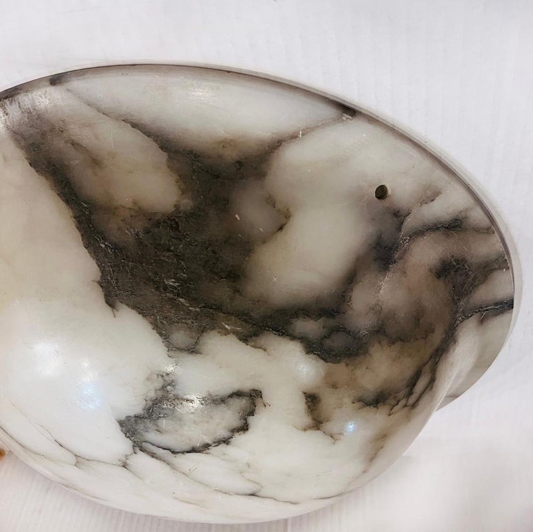 Alabaster Light Fixture For Sale at 1stDibs