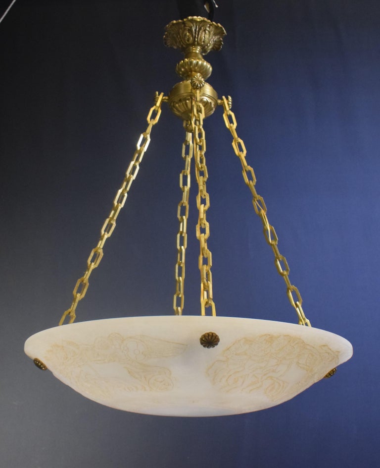 Alabaster Pendant at 1stDibs