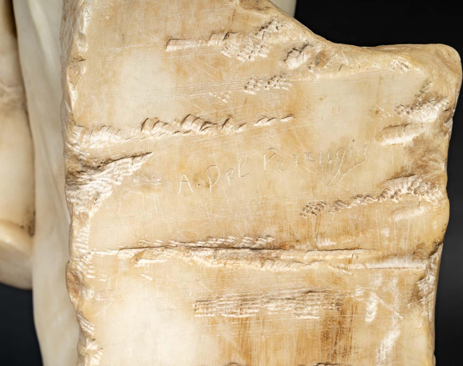 Alabaster Statue "Water Bearer" For Sale at 1stDibs | water bearer statue