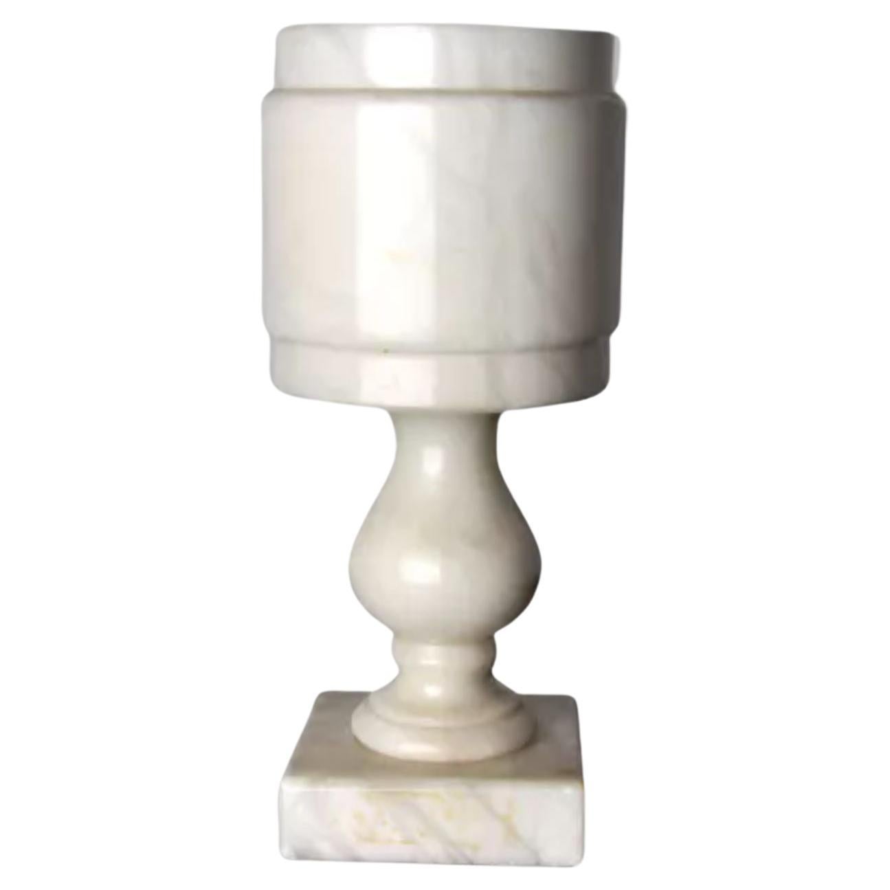 Pair of Grand Spanish 1970 Alabaster Table lamps For Sale at 1stDibs