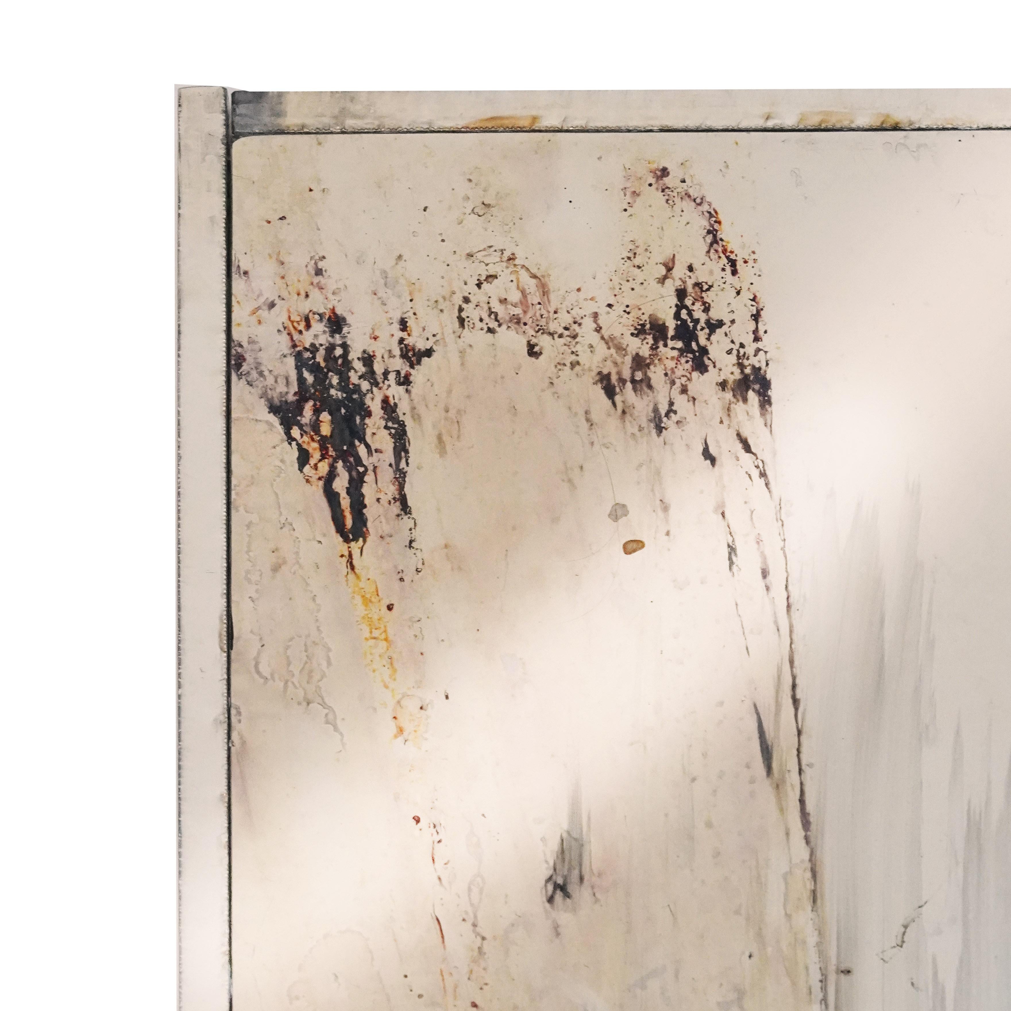 "Aladdin" Contemporary Sculpture Wall Carpet Mirror, art Silvered Glass ...