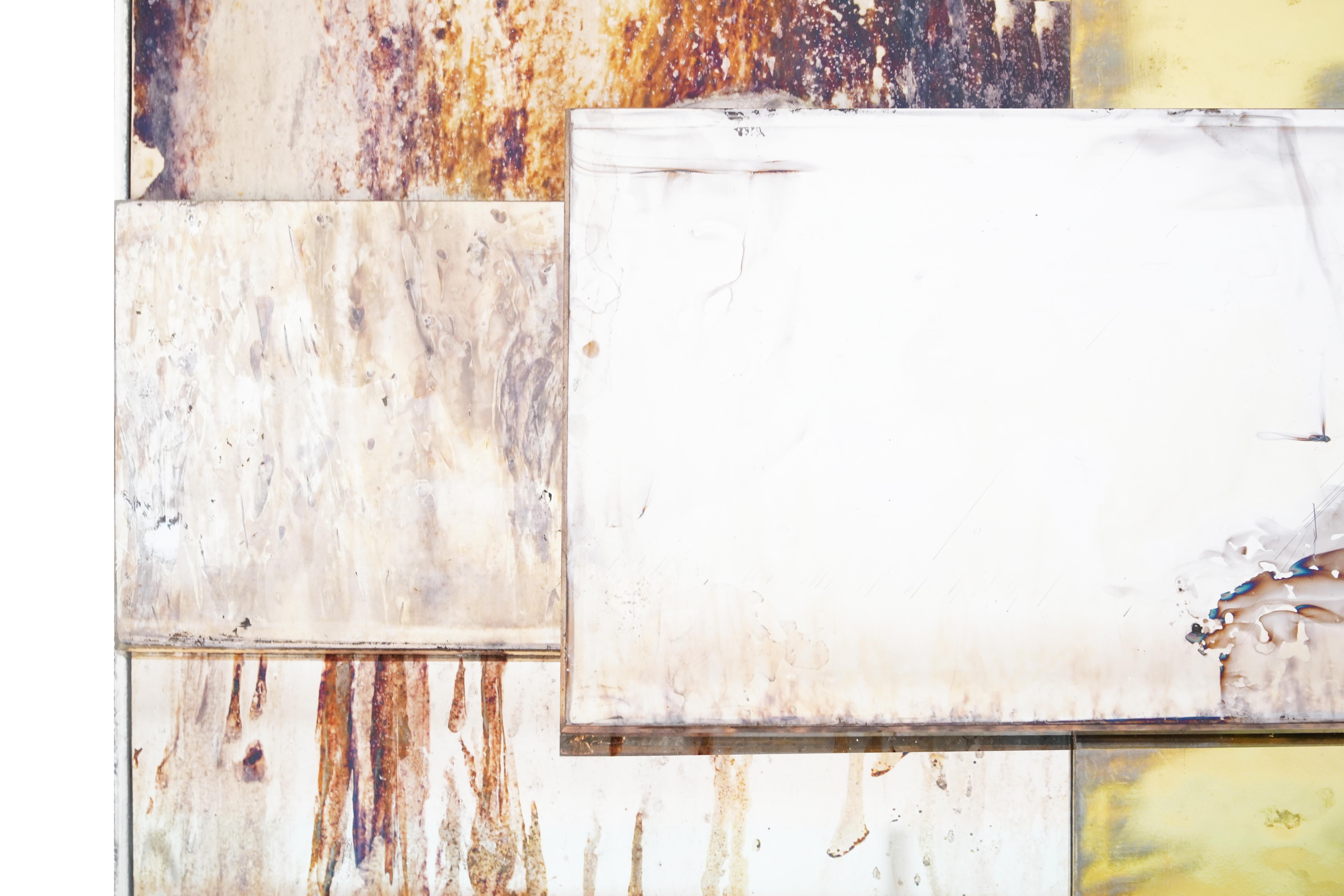 "Aladdin" Contemporary Sculpture Wall Carpet Mirror, art Silvered Glass ...