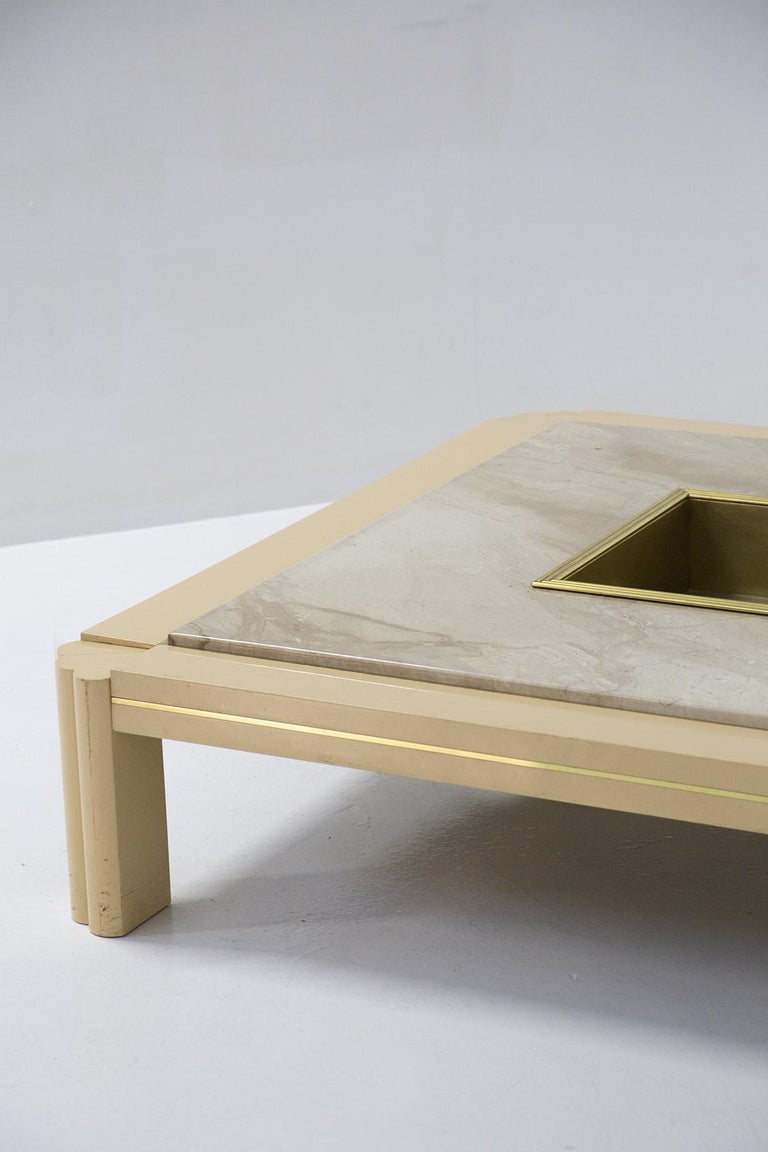 Alain Delon Rare Coffee Table for Maison Jansen For Sale at 1stDibs