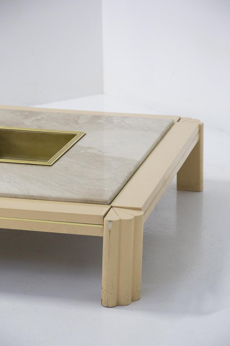 Alain Delon Rare Coffee Table for Maison Jansen For Sale at 1stDibs