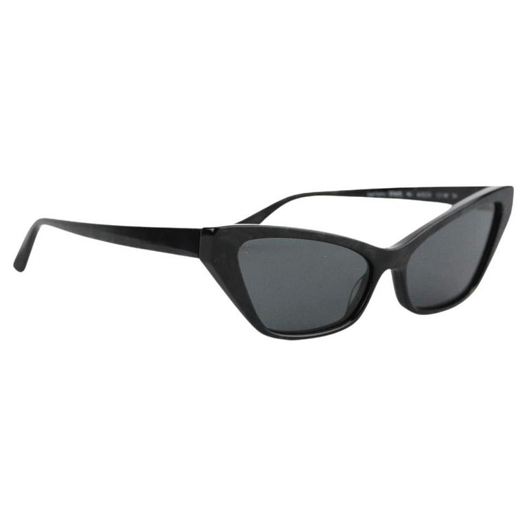 Alain Mikli Black Cat Eye Acetate Sunglasses For Sale at 1stDibs