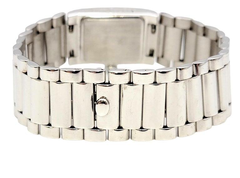 Alain Philippe Ladies 18 Karat White Gold and Pave Diamond Wristwatch F ...