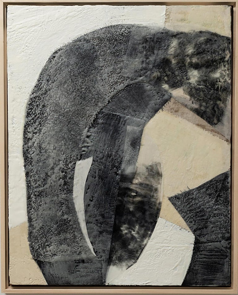 Alaina Enslen - Shattered Skies I (Abstract Encaustic Painting with ...