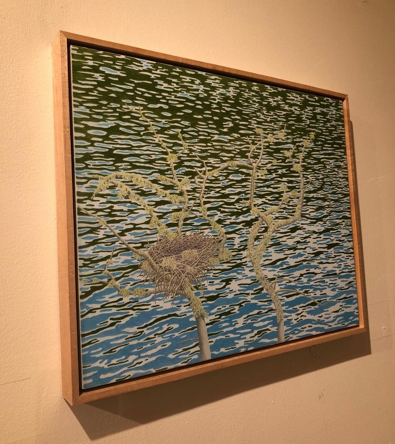 Alan Bray - Hidden in Plain Sight, Impressionist casein nature painting ...