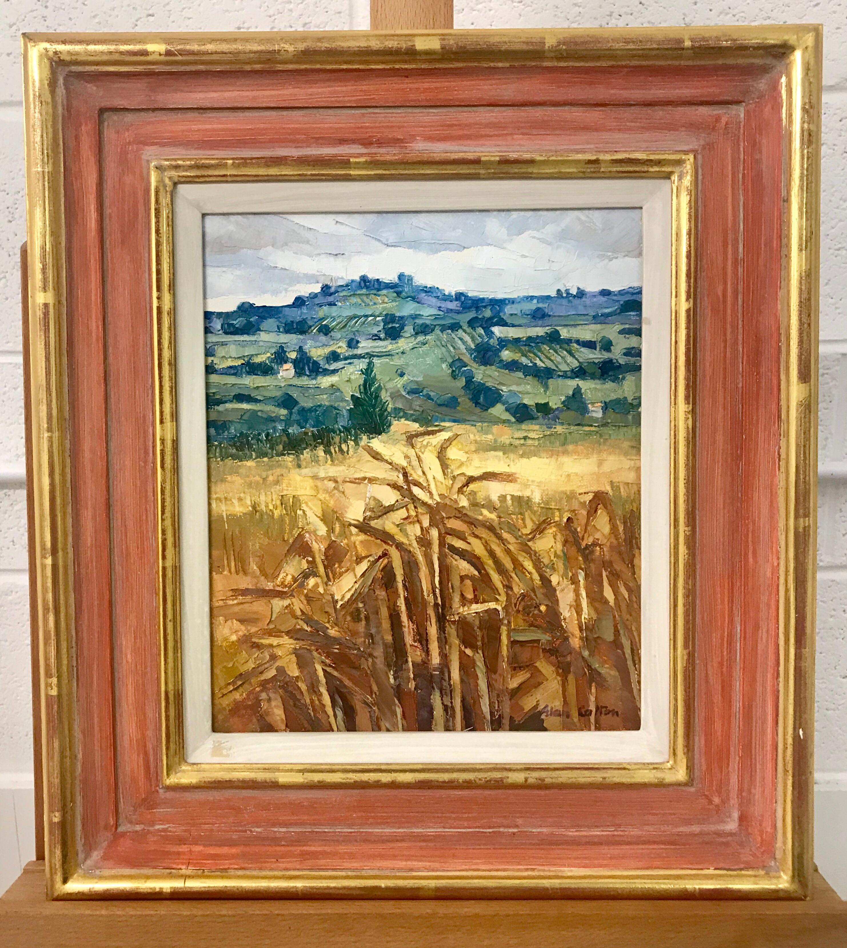 Alan Cotton - Casole D'Elsa Harvest Tuscany Impasto Oil Painting of ...