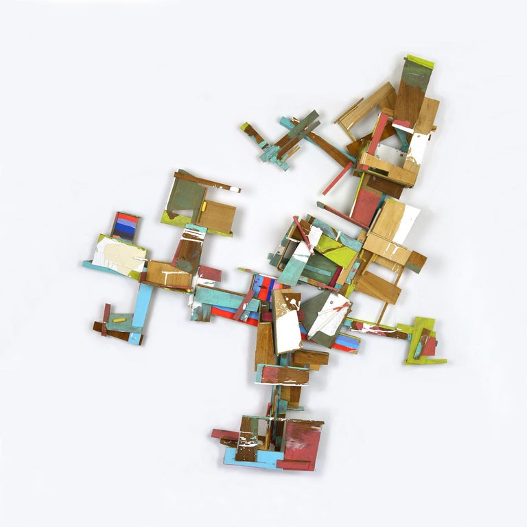Alan Franklin - PS #34 (Up Down Up): Assemblage Wall Sculpture by Alan ...