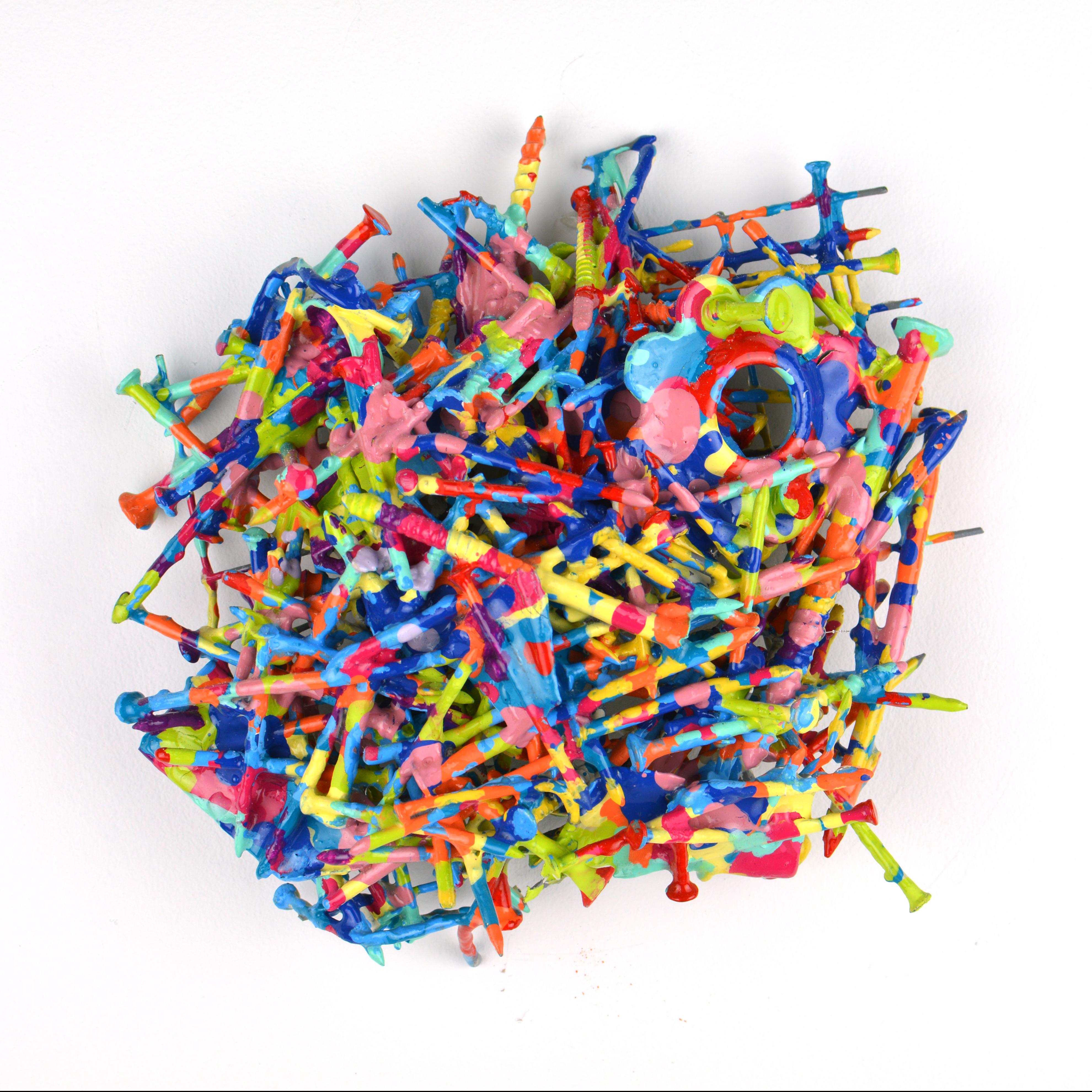 Alan Franklin - PS #36: Assemblage Wall Sculpture with nails by Alan ...