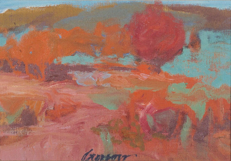 Alan Gussow - October Orchard, Painting by Alan Gussow 1965 at 1stDibs