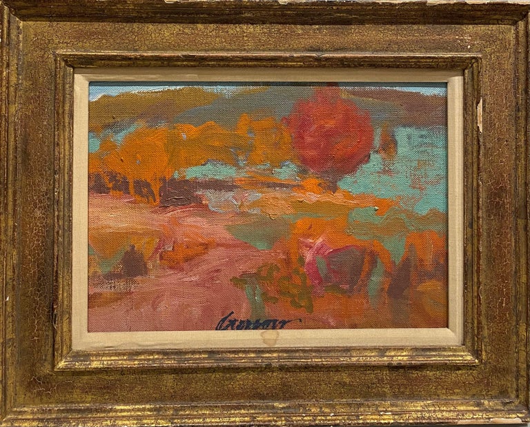 Alan Gussow - October Orchard, Painting by Alan Gussow 1965 at 1stDibs