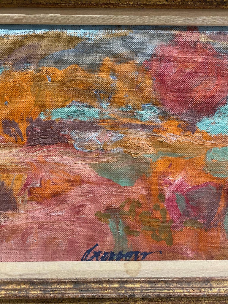 Alan Gussow - October Orchard, Painting by Alan Gussow 1965 at 1stDibs