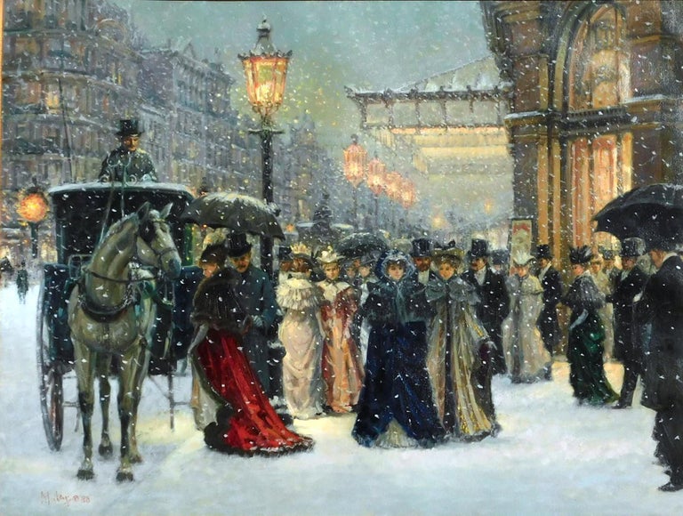 Alan Maley Painting, Pari, “Opening Night” at 1stDibs