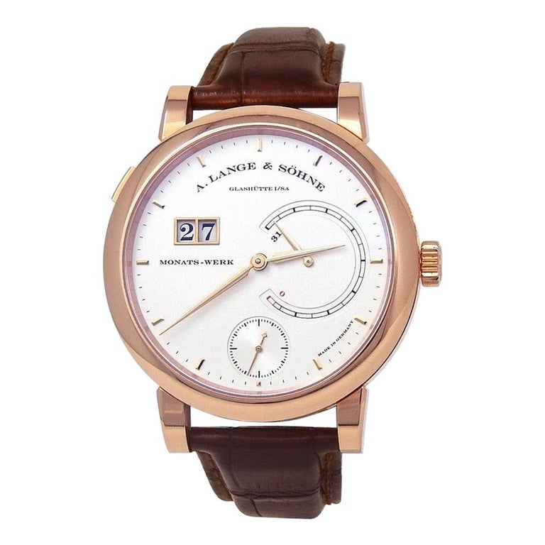 A.Lange and Sohne Lange 31 18 Karat Rose Gold Manual Men's Watch 130 ...