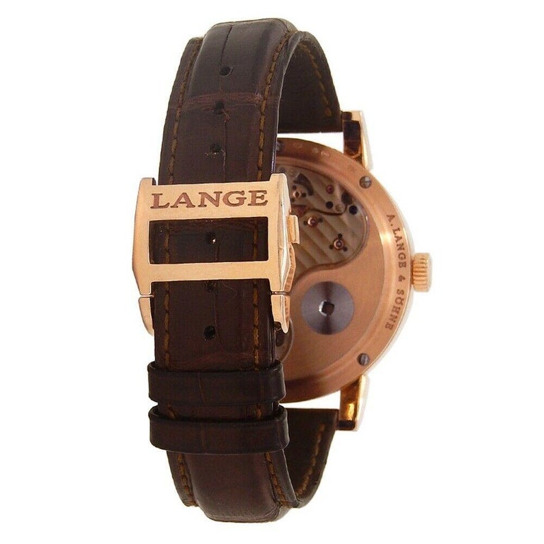A.Lange and Sohne Lange 31 18 Karat Rose Gold Manual Men's Watch 130 ...