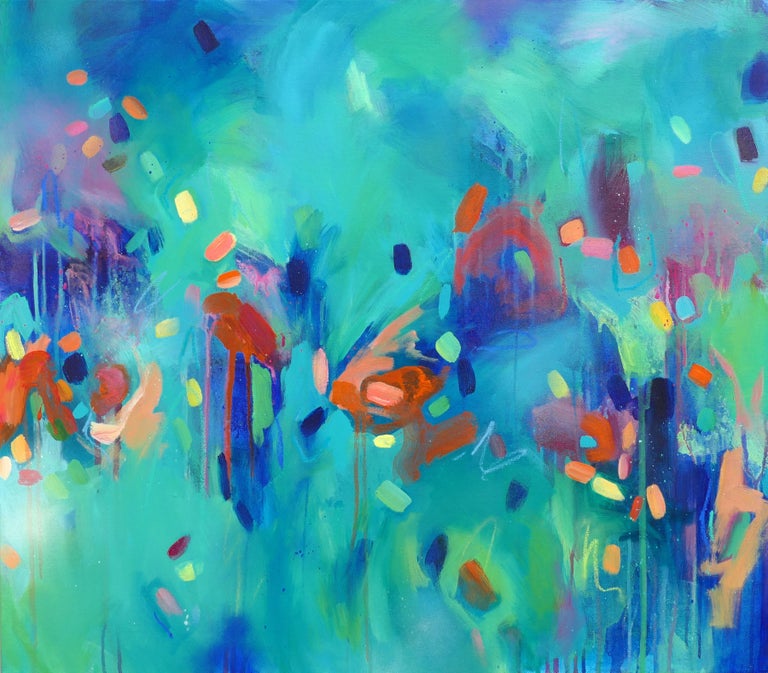 Alanna Eakin - Colouring In Alanna Eakin abstract landscape painting ...