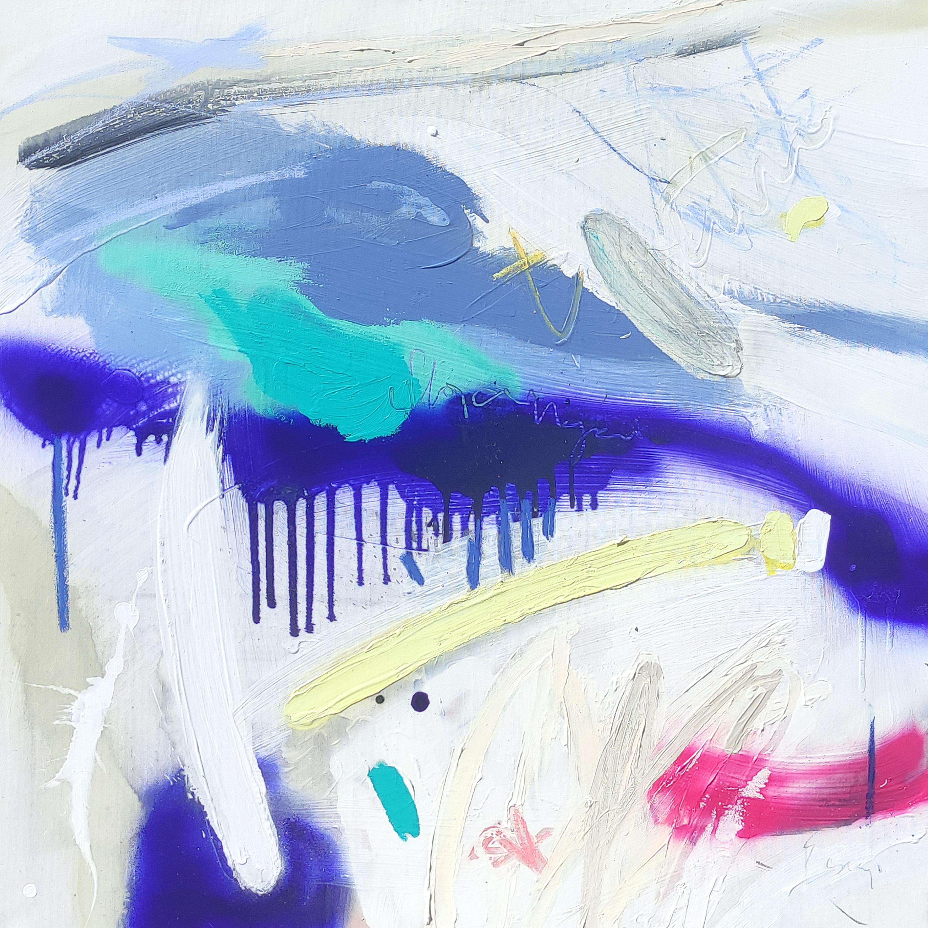 Evan Lorberbaum - Loop, Swoop and Pull, Acrylic, Oil, Spray Paint on ...