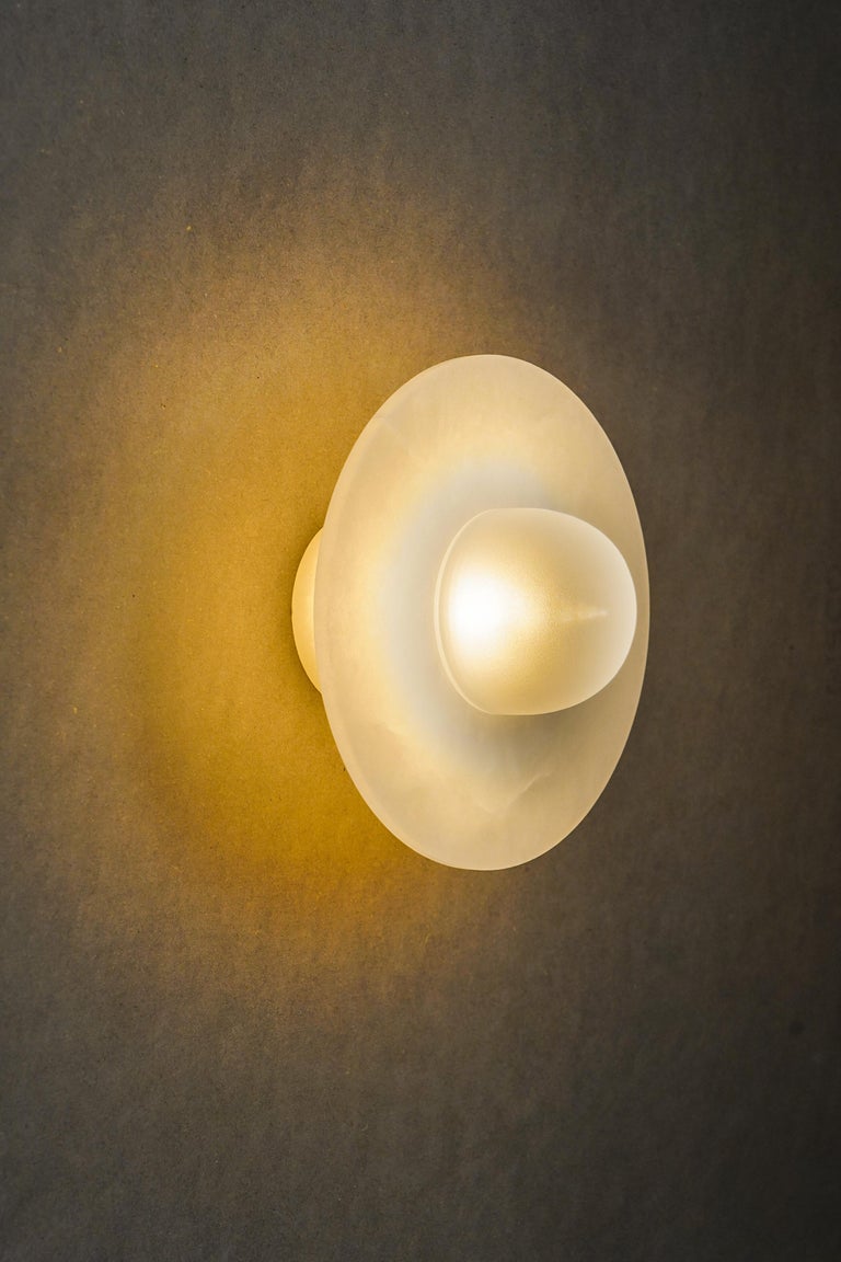 Alba Simple Wall XXL Alabaster Light by Contain For Sale at 1stDibs