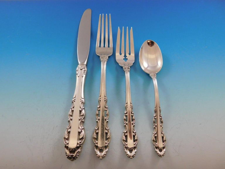 Albemarle by Alvin Sterling Silver Flatware Set for Six Service 30 ...