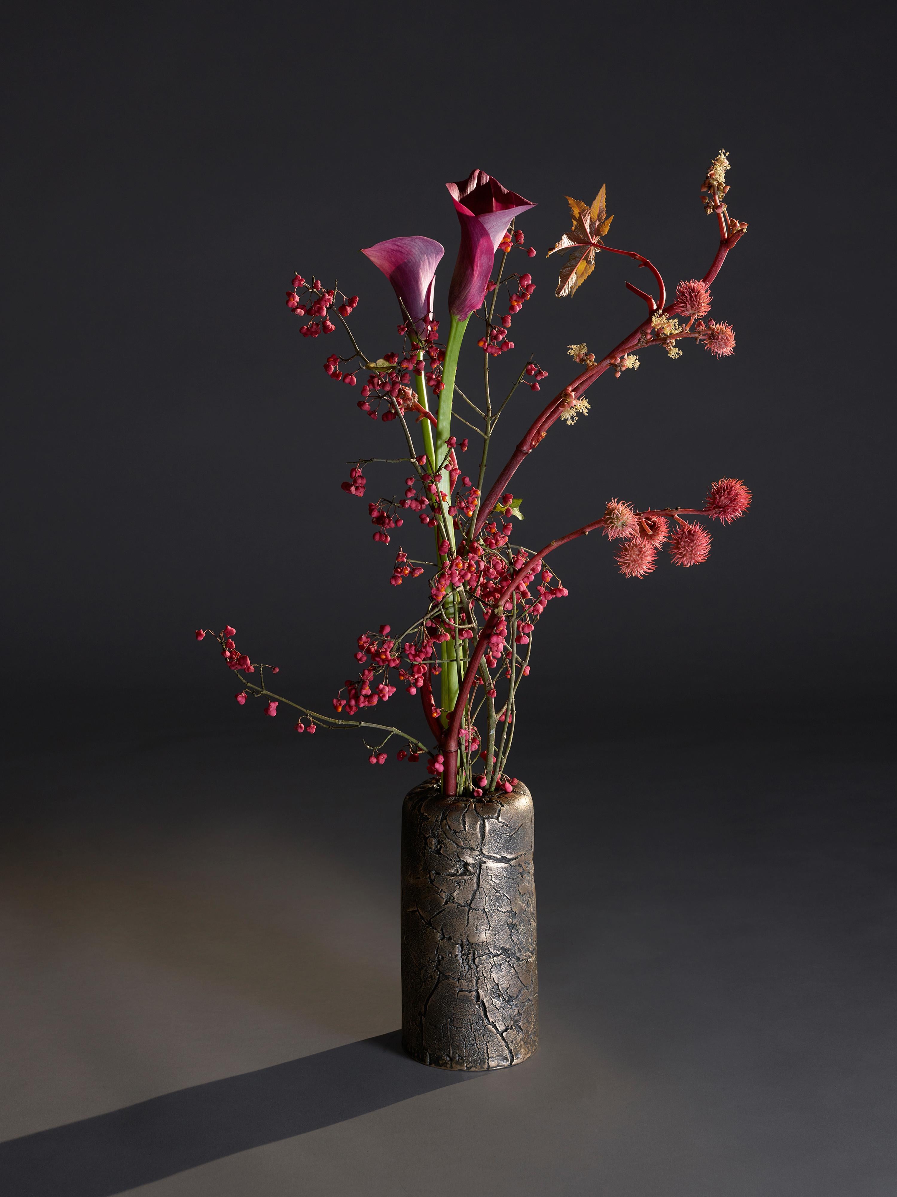 Albeo Bronze Vase #2 by Irene Ganser Ulreich For Sale at 1stDibs