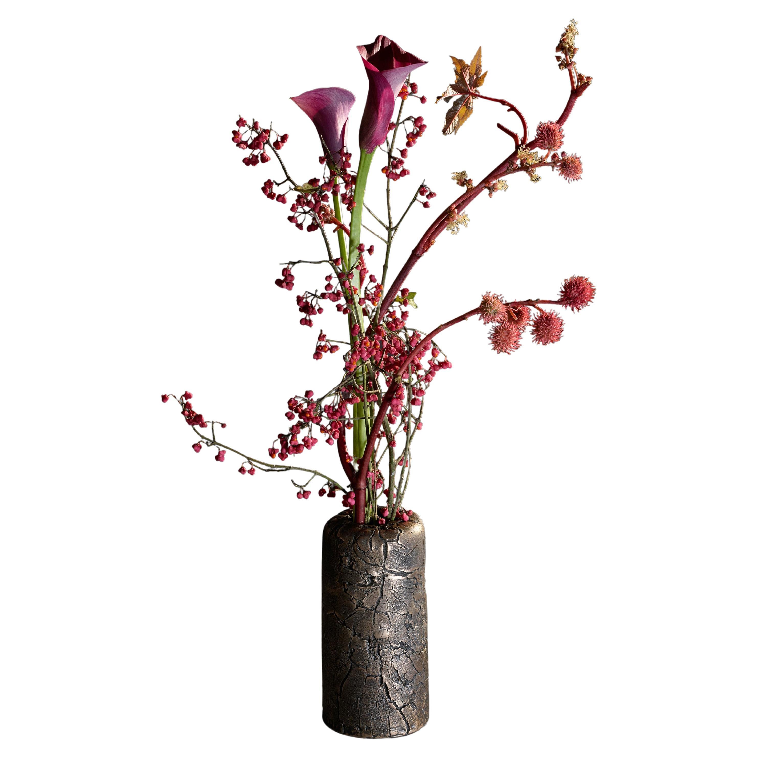 Albeo Bronze Vase #1 by Irene Ganser Ulreich For Sale at 1stDibs