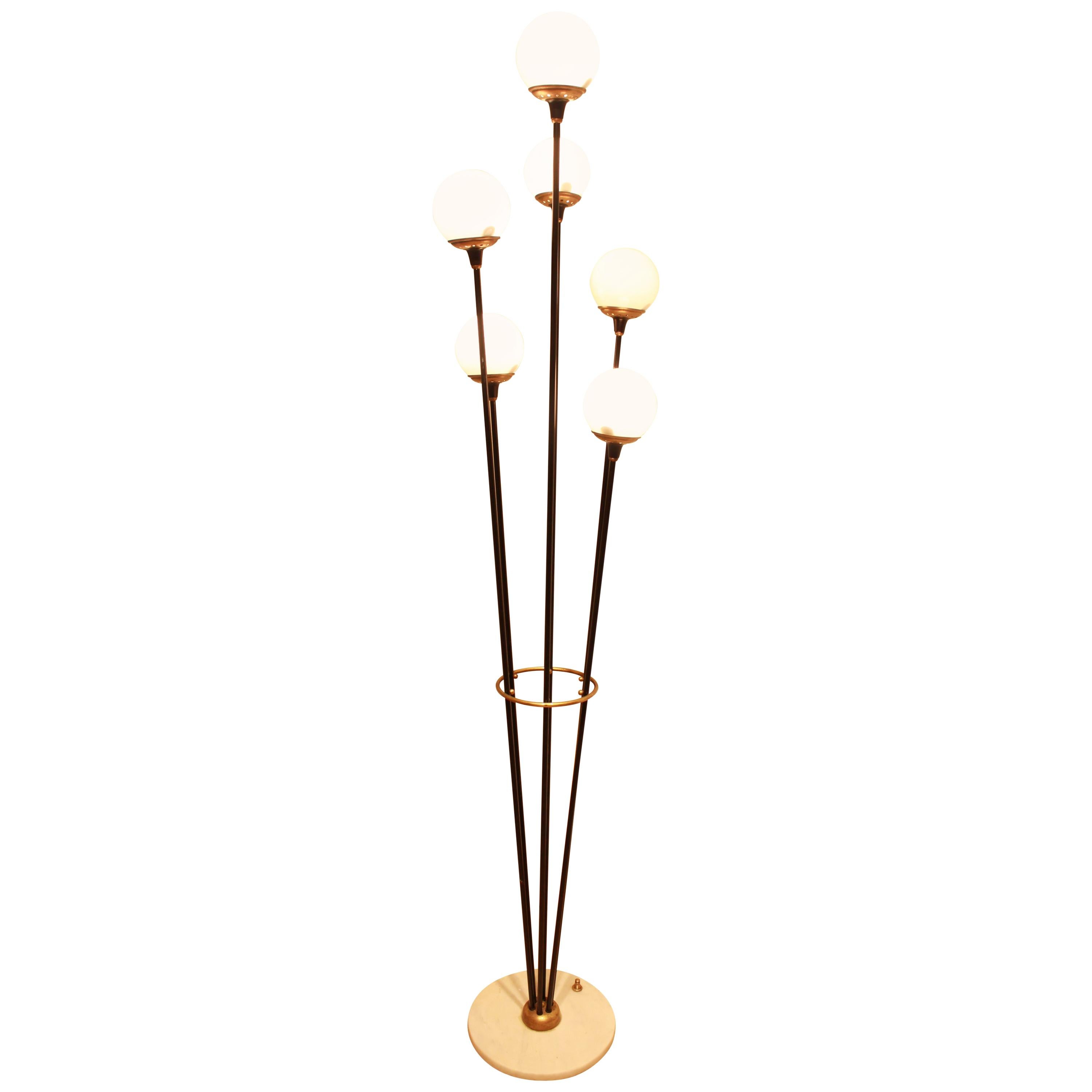Alberello Floor Lamp by Stilnovo from 1950s at 1stDibs
