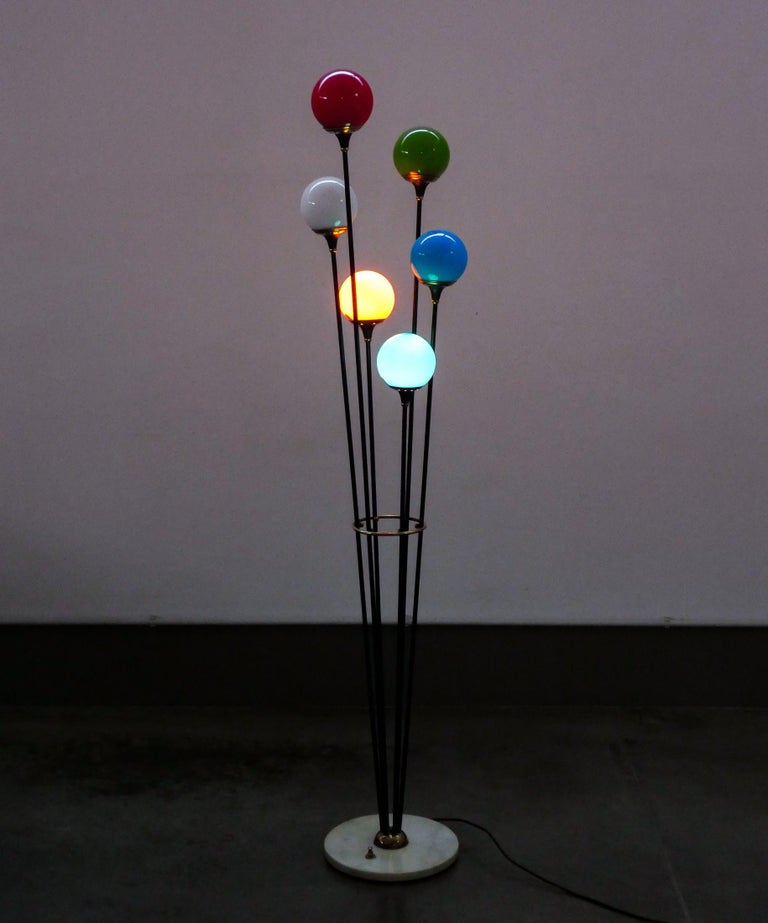 "Alberello" Floor Lamp, Stilnovo Design, Three Stage Lighting, Italy ...