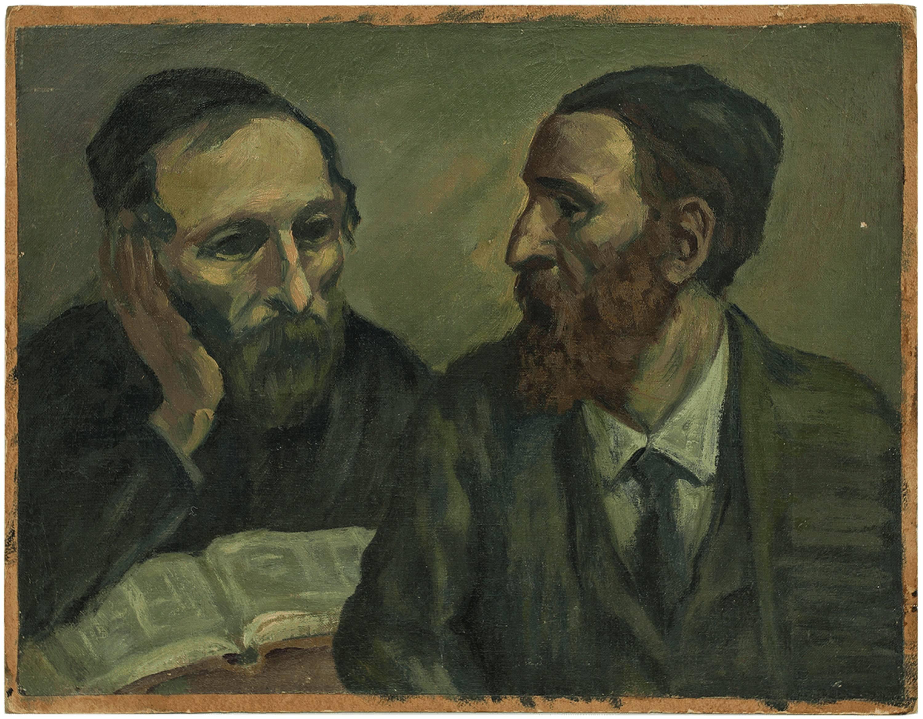 Albert Abramovitz Portrait Paintings - 2 For Sale at 1stDibs