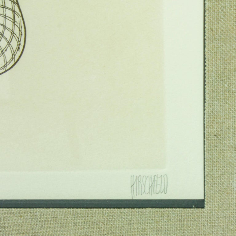 Albert Al Hirschfeld - 1982 "John Wayne" original etching by Al ...