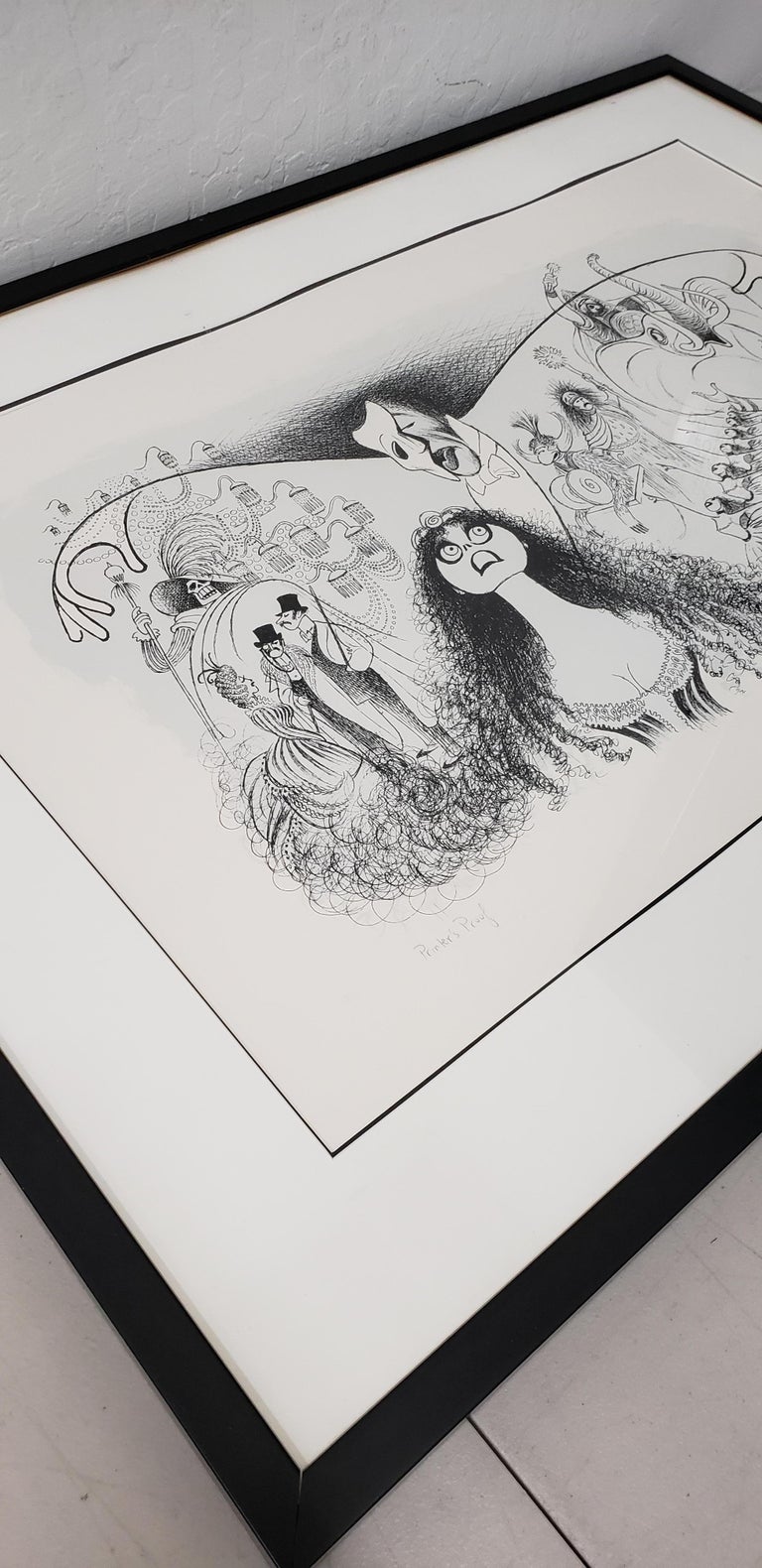 Albert Al Hirschfeld - Al Hirschfeld "Phantom of the Opera" Signed ...