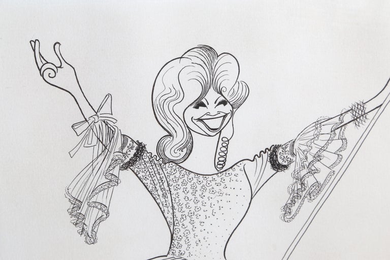 Albert Al Hirschfeld - Beverly Sills, Opera Caricature Etching by Al ...