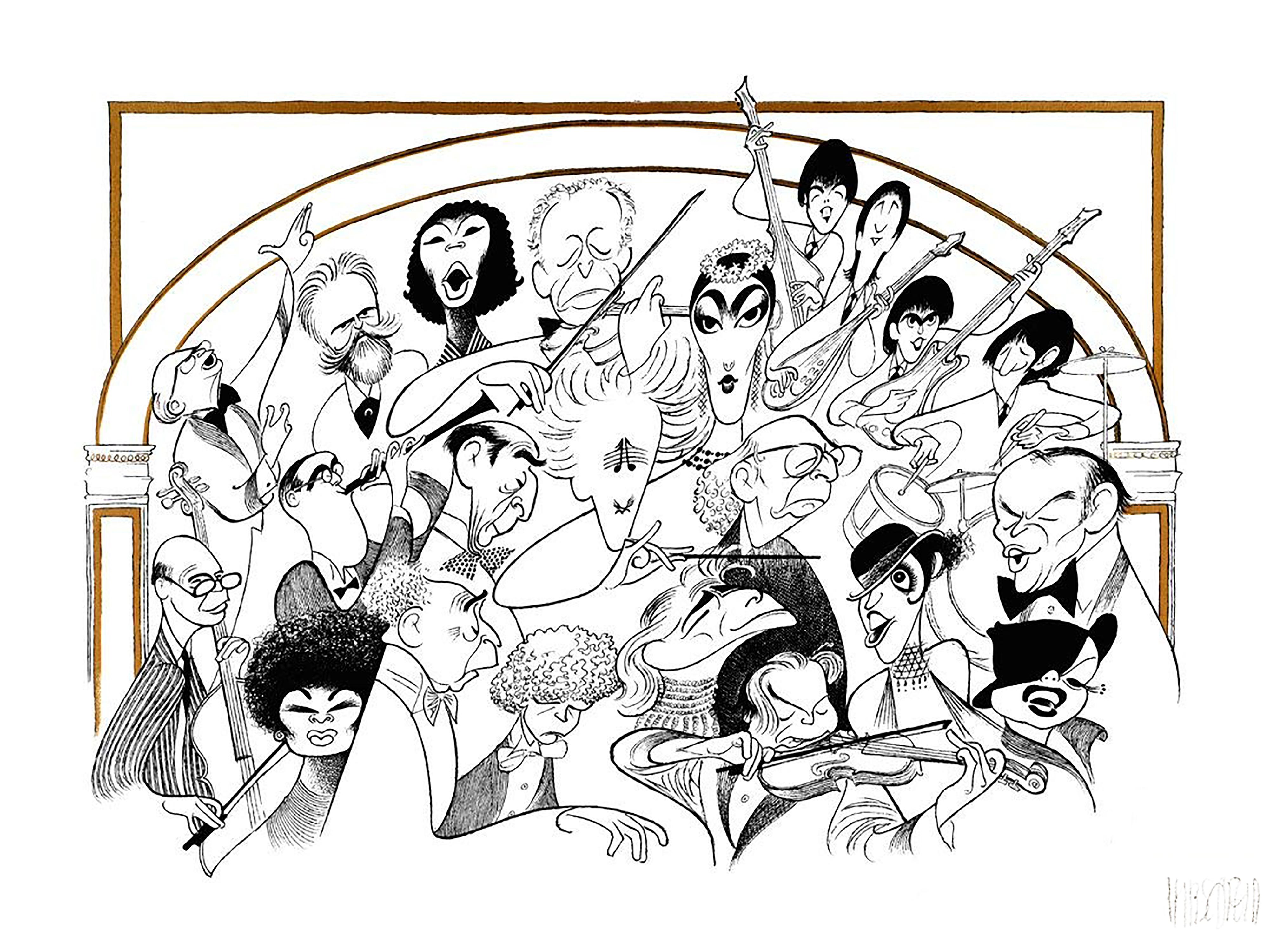 Albert Al Hirschfeld - "Barbra Streisand - Back to Broadway" by Al ...