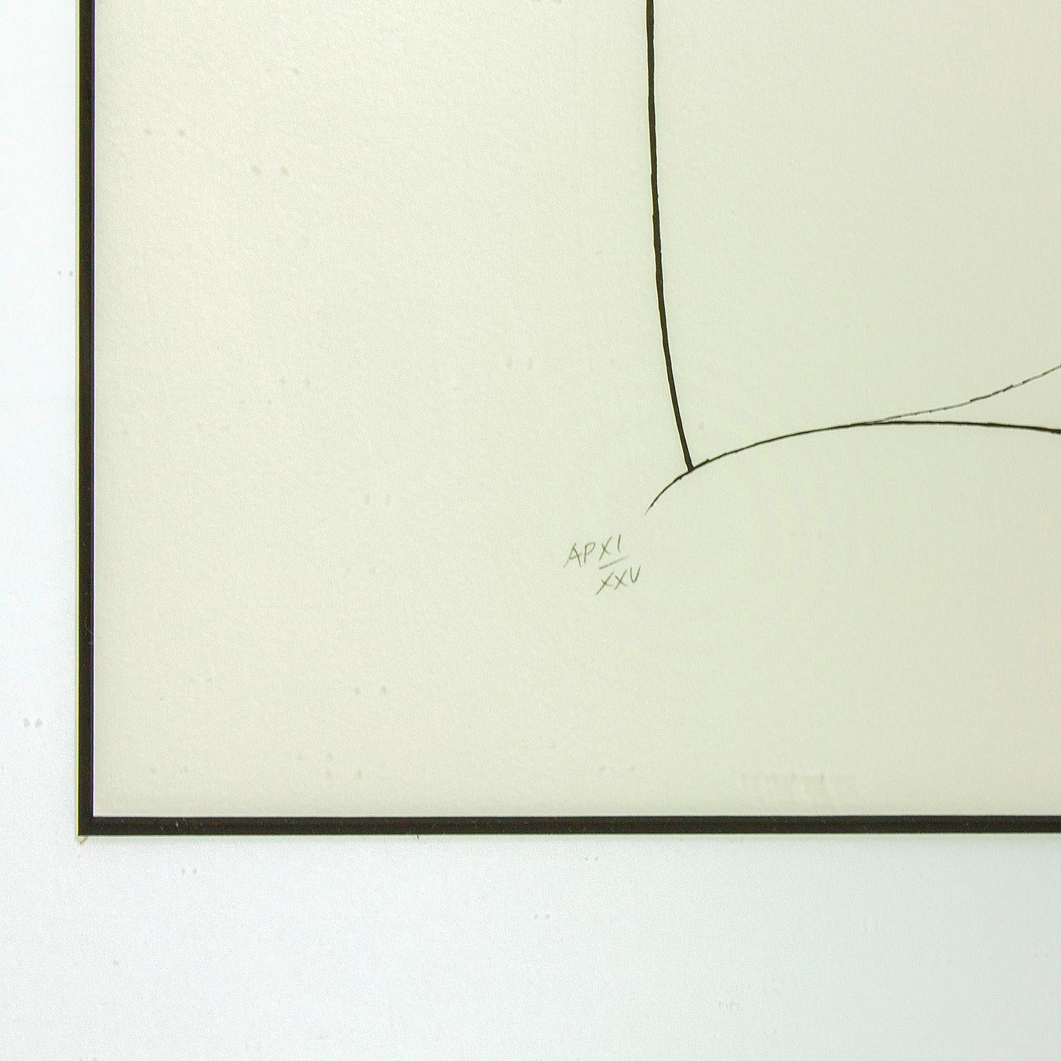 Albert Al Hirschfeld - "Mick Jagger and Keith Richards" original signed ...