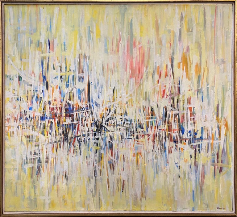 Albert Alcalay - City at Sunset 1960 For Sale at 1stDibs