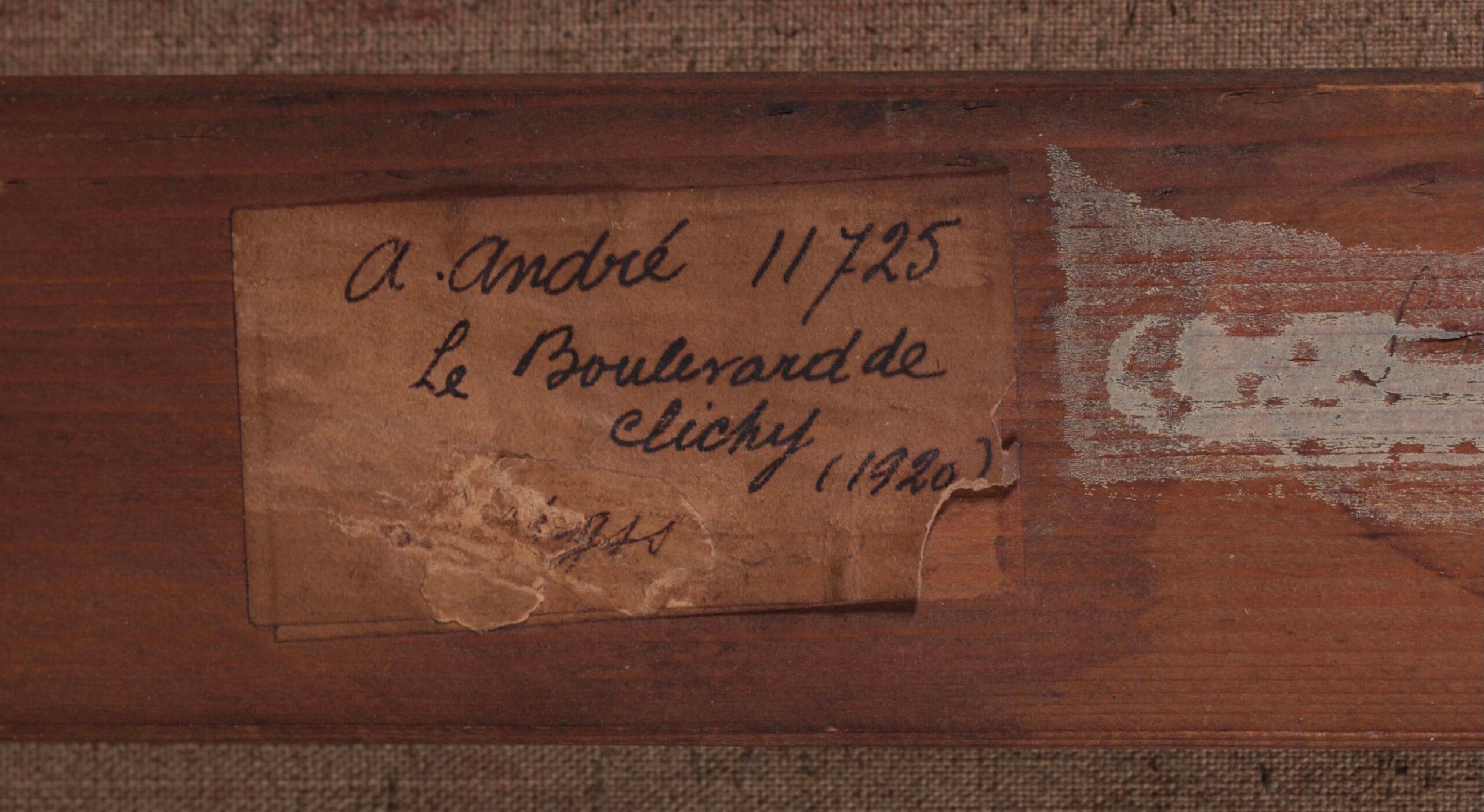 Albert Andre - Boulevard De Clichy - Post Impressionist City Landscape ...