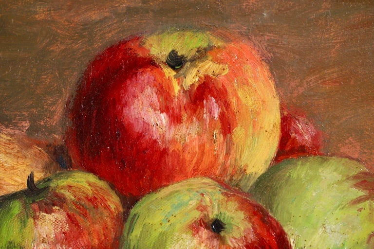 Albert Andre - Coupe de Fruits - Post Impressionist Oil, Still Life of ...