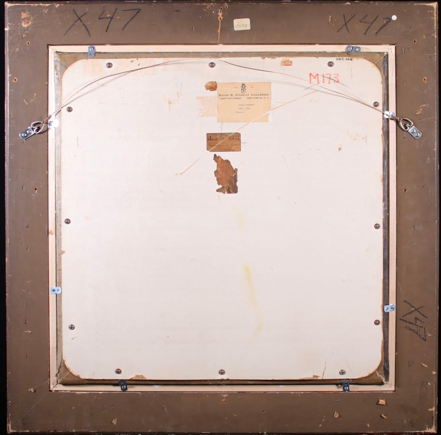 Albert Andre - Roses dans un verre - Post Impressionist Oil, Still Life ...