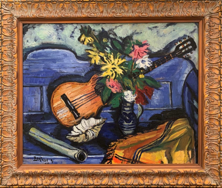 Albert Bertalan - "Nature Morte a la Guitar", Albert Bertalan, Original ...