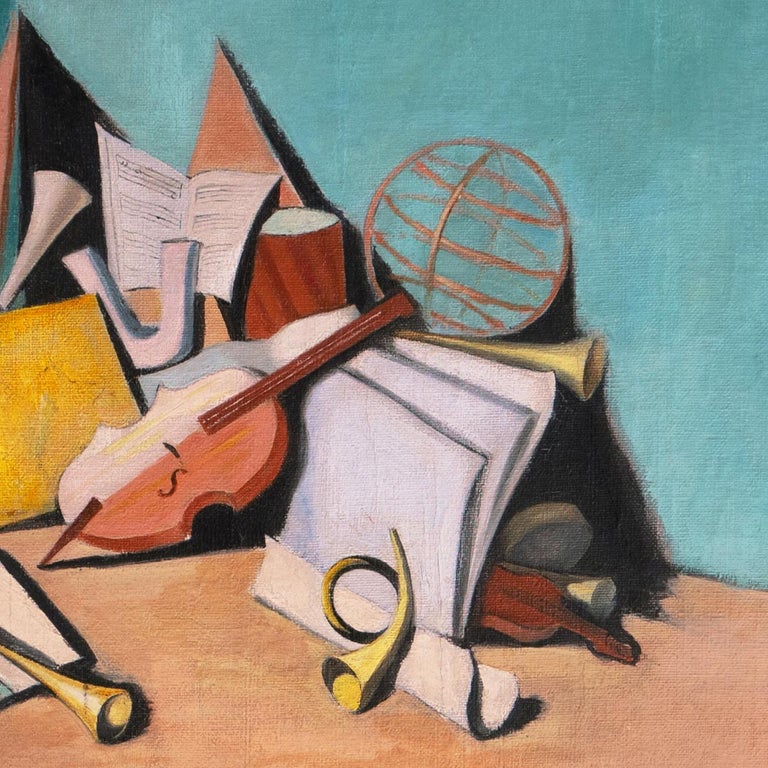 Albert Bertalan - 'Still Life with Musical Instruments', Paris, Salon ...