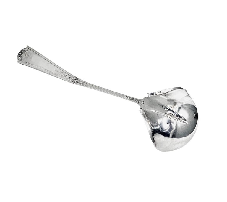 Albert Coles Sterling Cupid Pattern Large Ladle C. 1878 For Sale at 1stDibs