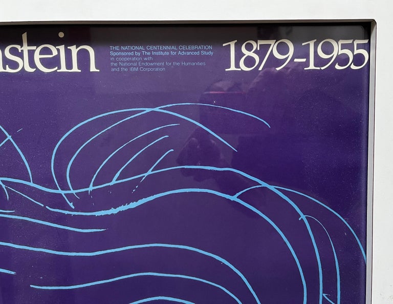 Albert Einstein Poster 2005 Centenary Celebration For Sale at 1stDibs