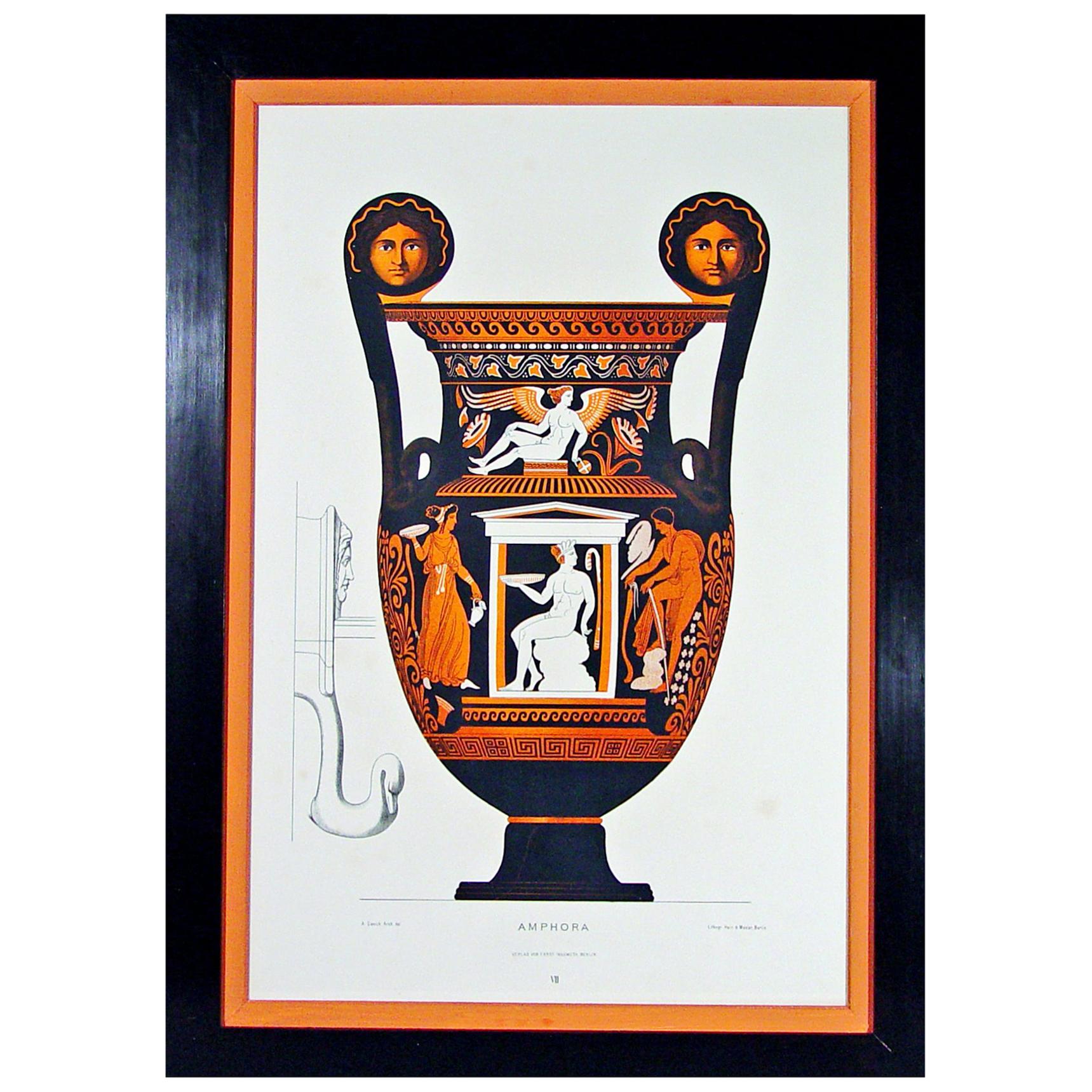 Ancient Roman Encrusted Redware Amphora at 1stDibs